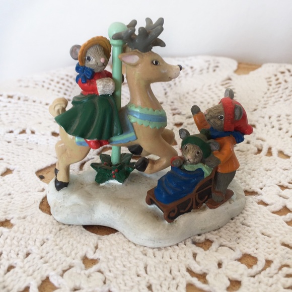 Vintage | Holiday | Vintage Avon Mice And Reindeer Holiday Miniature ...